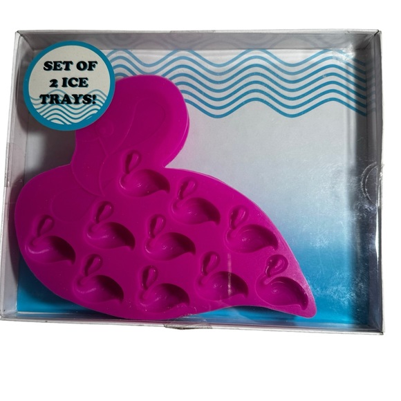 Source Unknown | Dining | Flamingo Ice Cube Tray Silicone Soap Candy ...